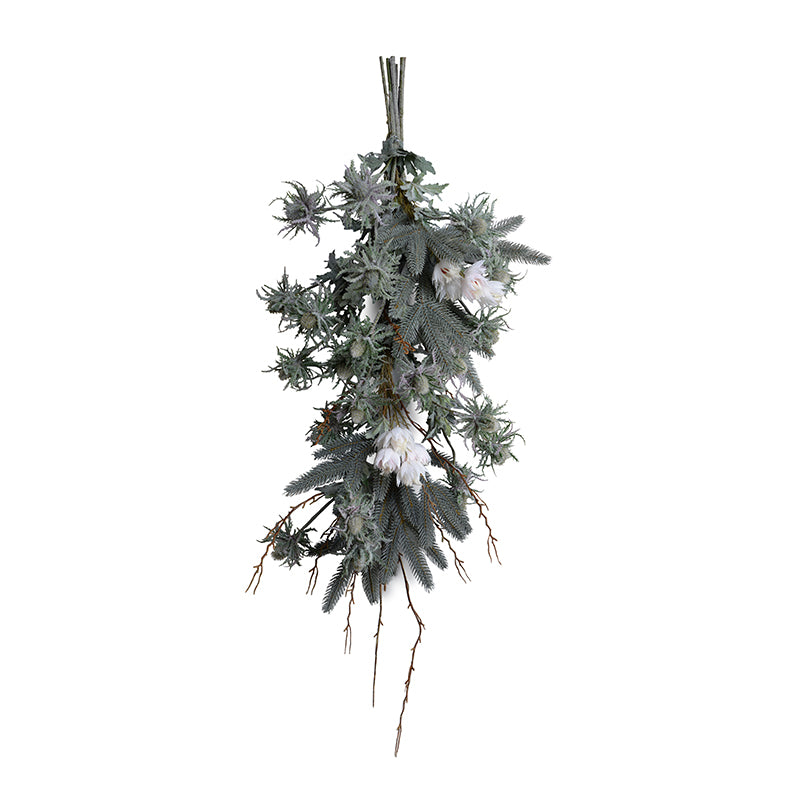 Thistle, Blue Spruce & Protea Garland 2' – New Growth Designs