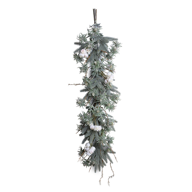 Thistle, Blue Spruce & Protea Garland 4' – New Growth Designs