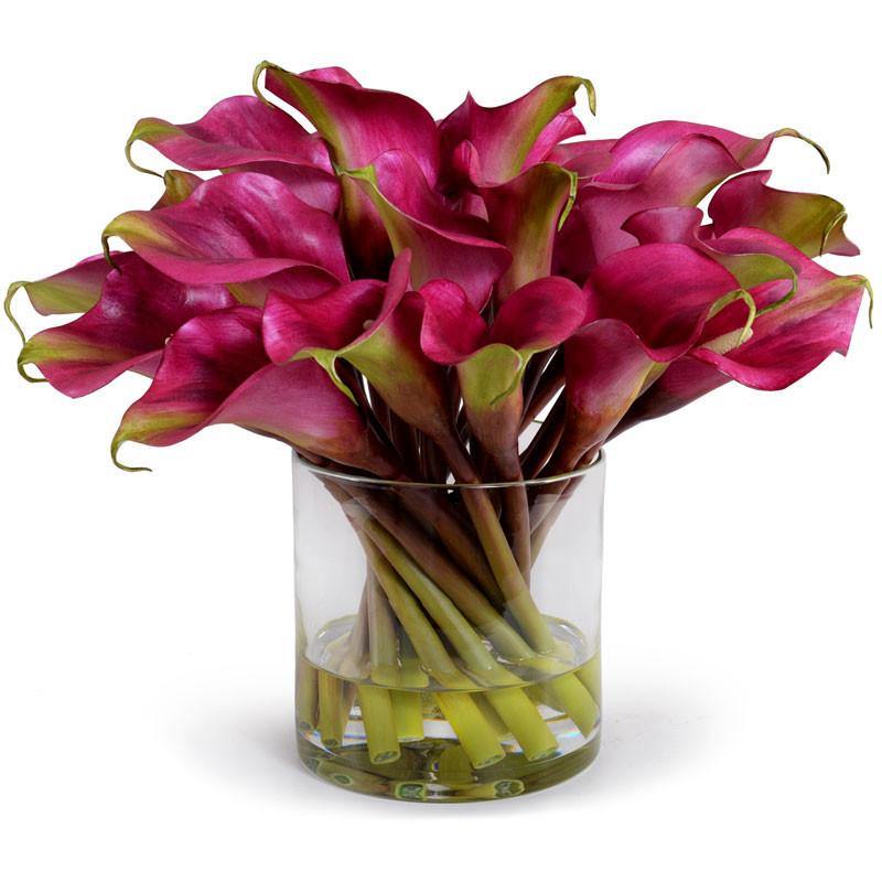 Calla Lily Arrangements How To Arrange Calla Lilies In A Tall Cylinder