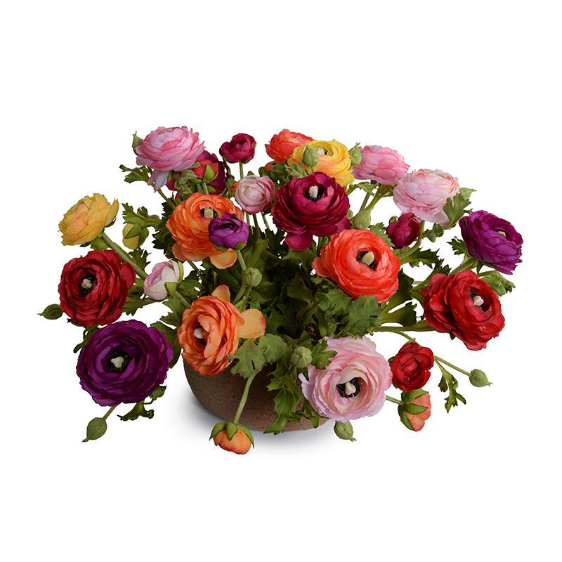 Ranunculus Centerpiece 11"H – New Growth Designs